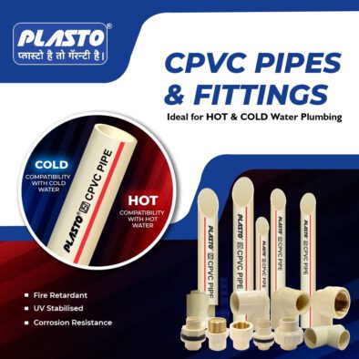 CPVC Pipes And Fittings- A New Generation Piping System